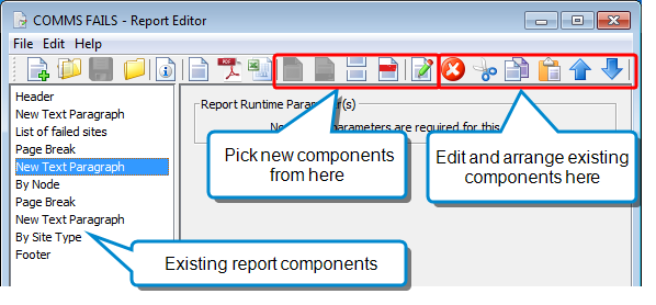 Adding Report Components