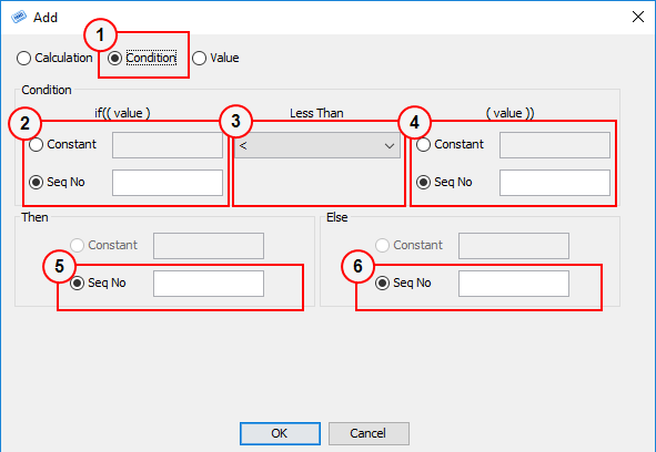 Creating a Condition Statement