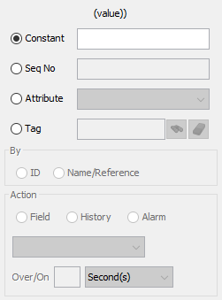 Values and Functions in the Tag Expression Editor